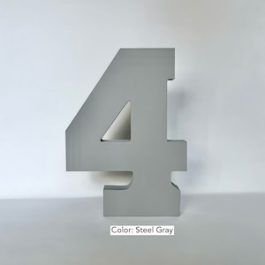 Chunky Wooden Numbers, Standing Numbers , Photo Prop Numbers, Painted ...