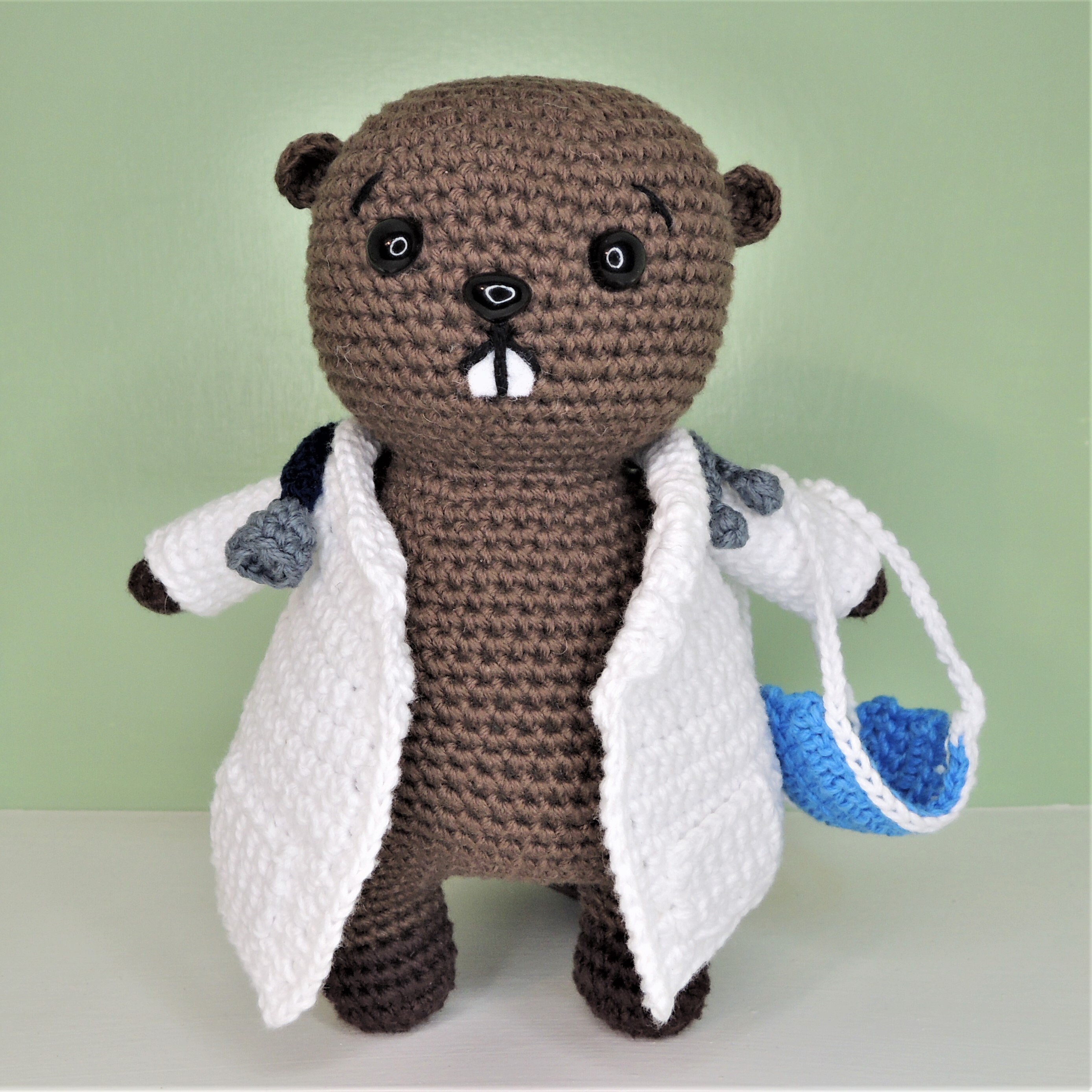 Doctor Beaver Crochet Pattern Amigurumi PDF - Etsy