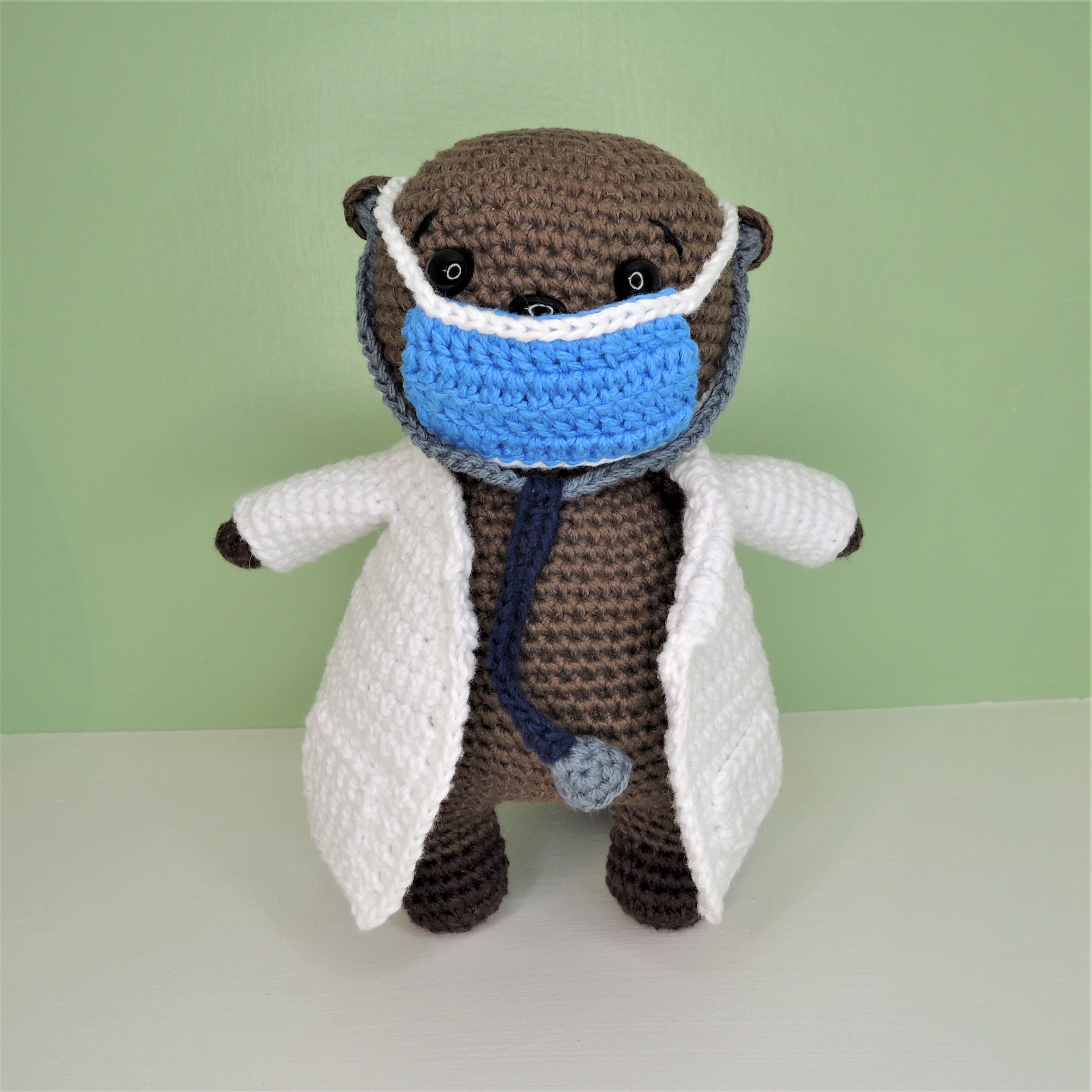 Doctor Beaver Crochet Pattern Amigurumi PDF - Etsy