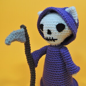 Grim Reaper Cat Halloween Crochet Pattern Amigurumi PDF - Etsy