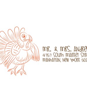 EDITABLE Thanksgiving ENVELOPE Template,thanksgiving Envelope ...