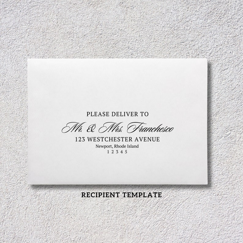Editable Wedding Envelope Template | Canva Envelope Template | DIY ...