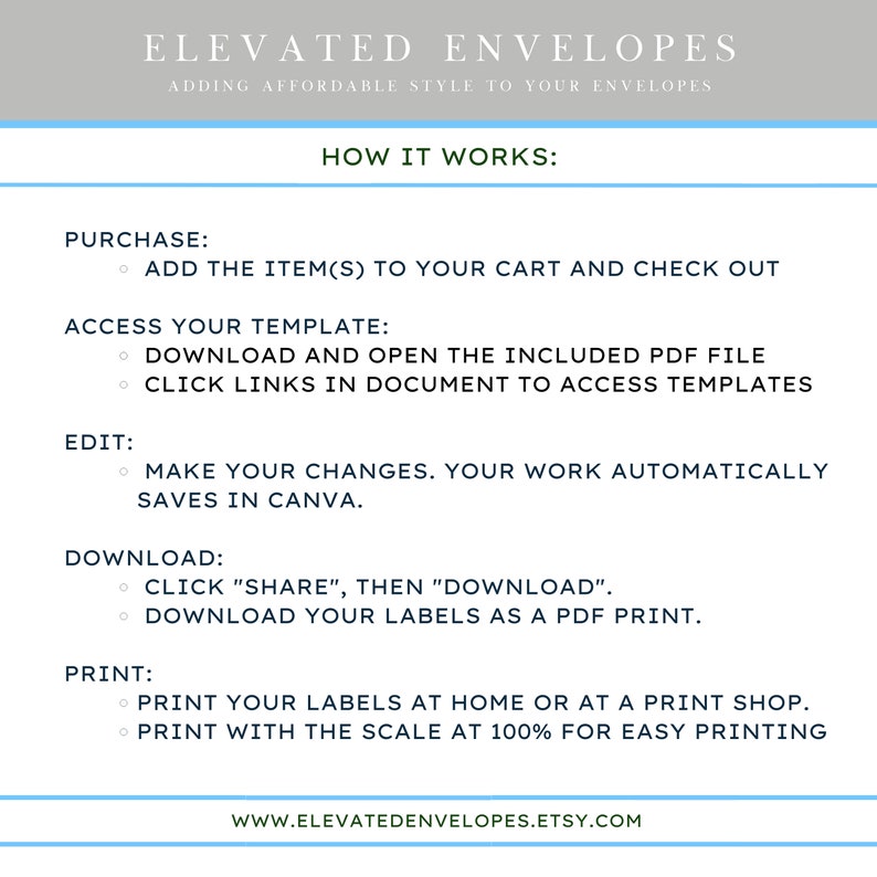 Printable Wrap Around Address Label Template Editable Canva Template ...