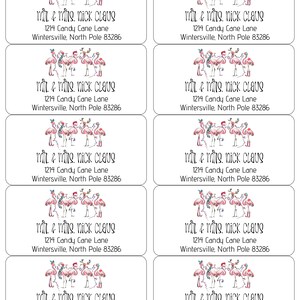 EDITABLE Christmas ADDRESS LABEL Template,2x4 Address Label, Addressing ...