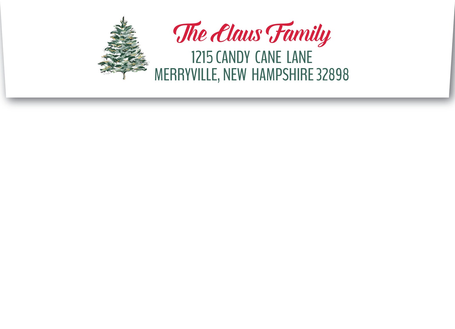 Editable Christmas Envelope Template | Christmas | Envelope ...