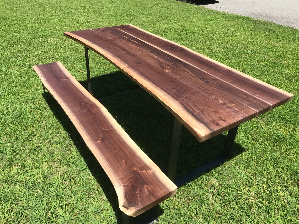 Live Edge Slab Dining Table - Etsy