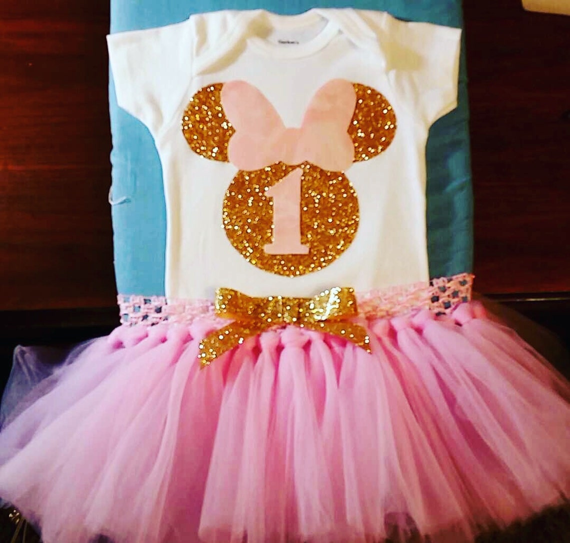 Sparkly Mouse Head With Bow, Tutu Set - Etsy