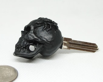 Skull Uncut Blank Ignition Key for All Motorcycles Harley Davidson ...