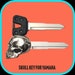 Custom Skull Key for Yamaha Motorcycles + License Plate Bolts - Etsy