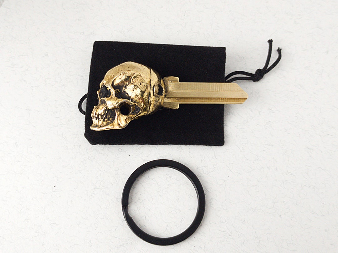 Skull Custom House Door Key Kwikset ,keyway, Handmade Gift, Spare Home ...