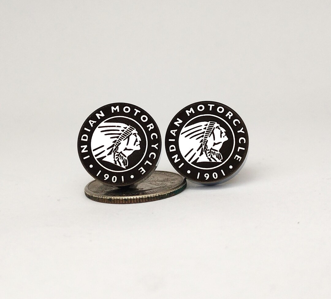 Chief Indian Motorcycle License Plate Screw Cap Cover Bolt , Fasteners ...