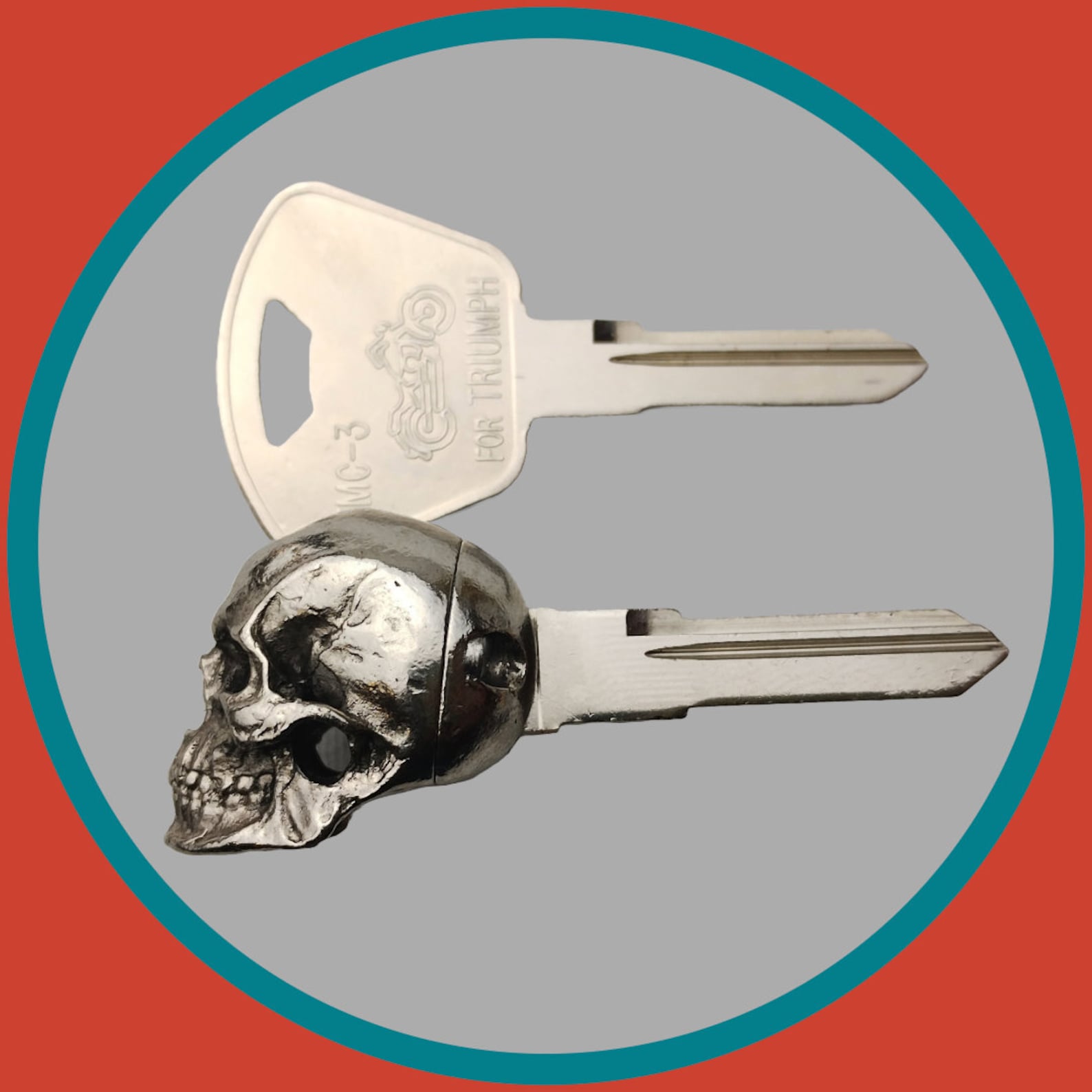 Skull Key for Triumph Motorcycles,america,bonneville,daytona ...