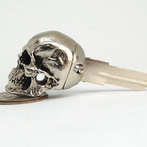 Skull Key for Harley Davidson,sportster,custom From 1994 to 2010, Blade ...