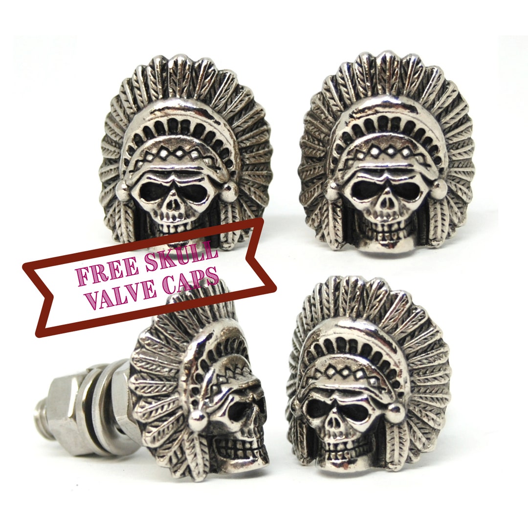 Motorcycle Accessory Personalized Indian Chief Skull Jewelry for Every ...