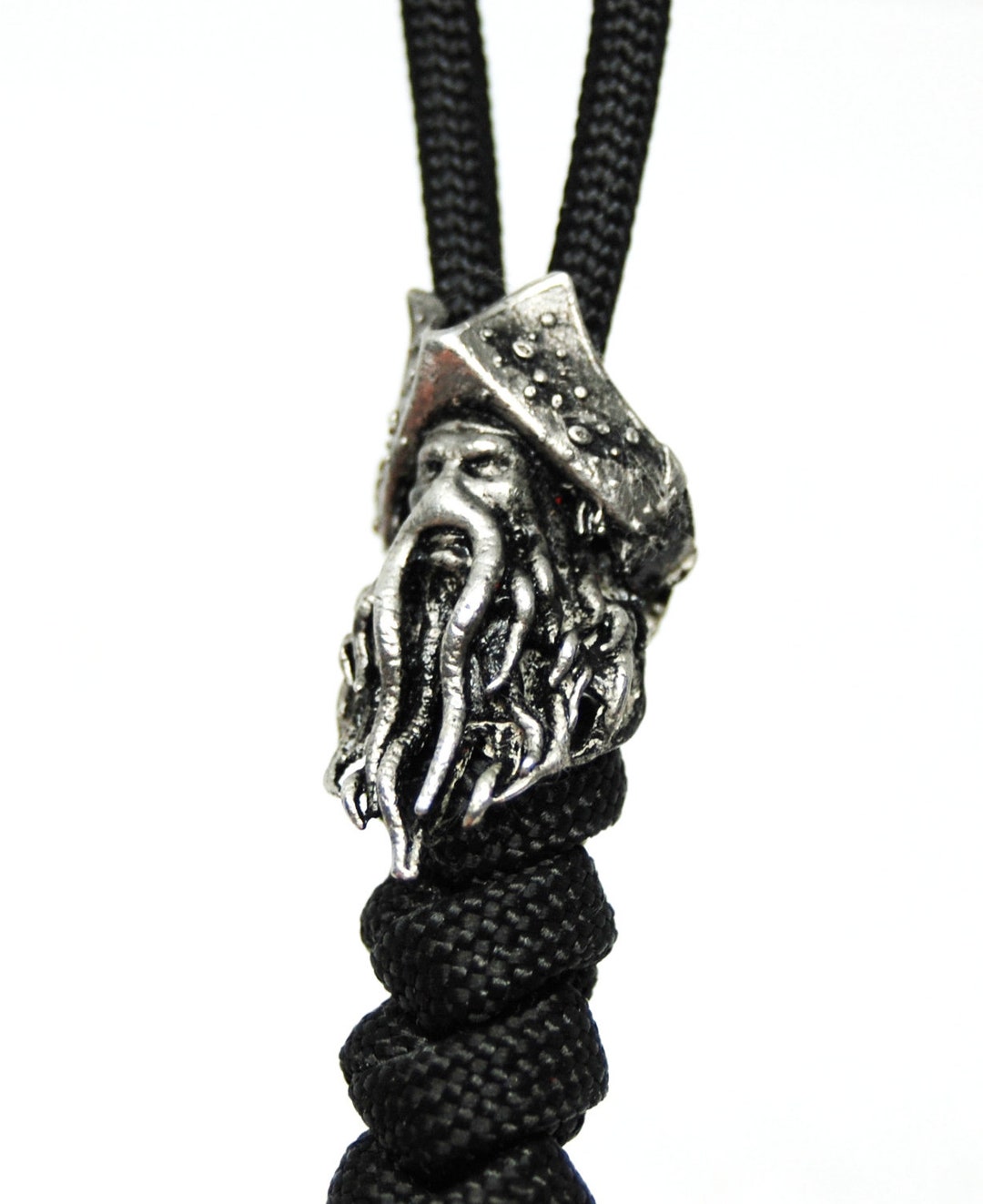 Davy Jones Paracord Lanyard Beads,kraken,octopus,charm,knife,skull,diy ...