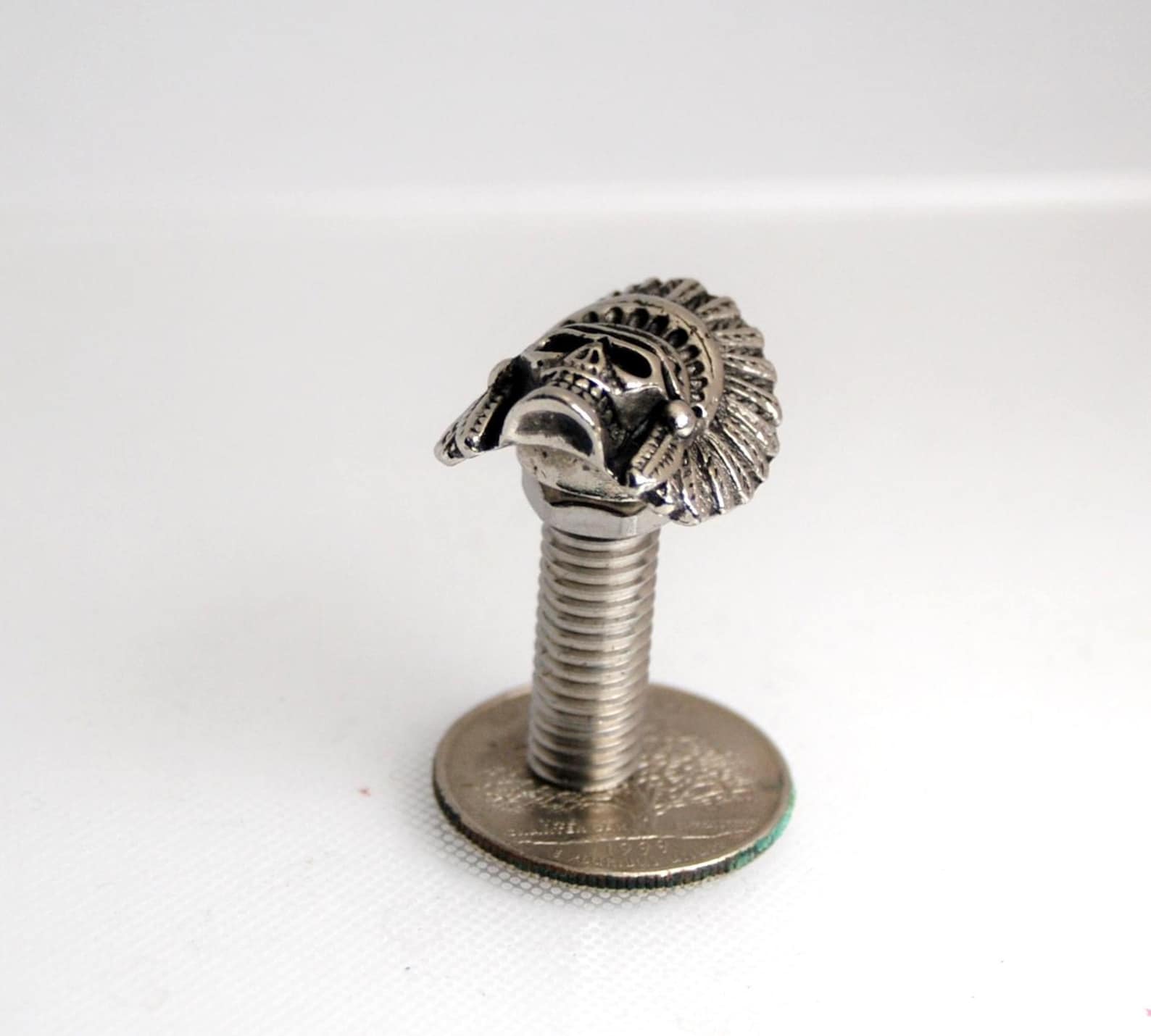 Skull Chief Seat Fender Bolt Custom Screw for Indian Motorcycles M8 - Etsy