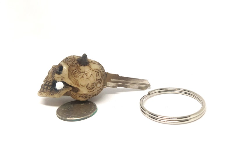 Demon Skull Uncut Blank Ignition Key for All Motorcycles | Etsy