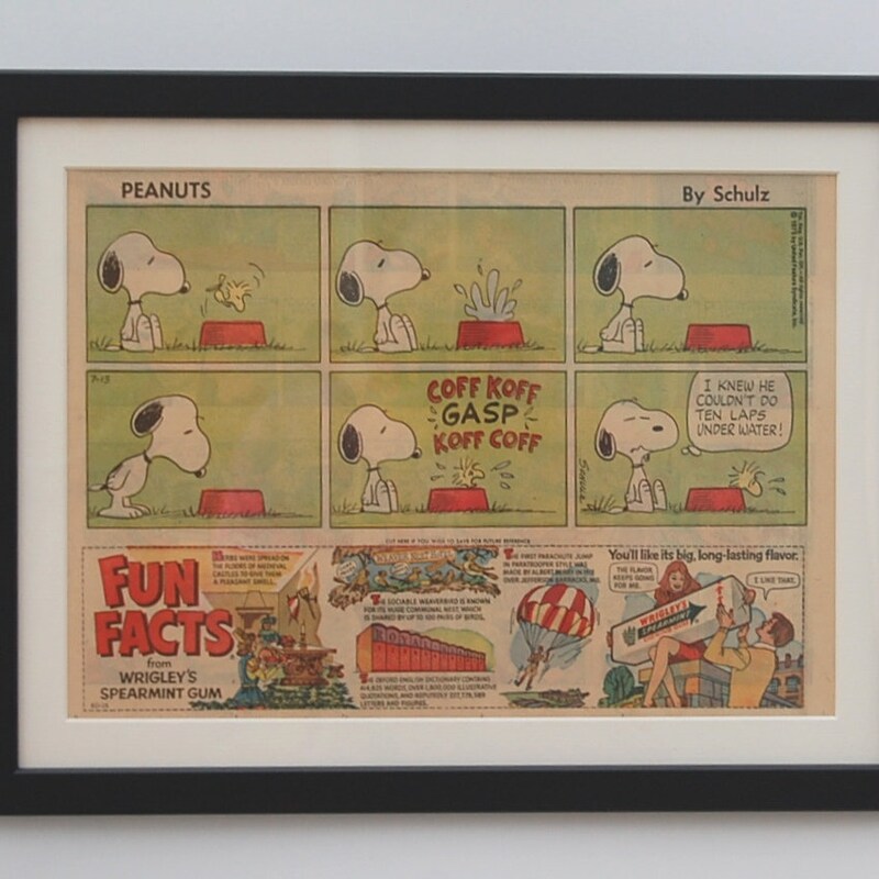 Snoopy Posters and Prints - Etsy