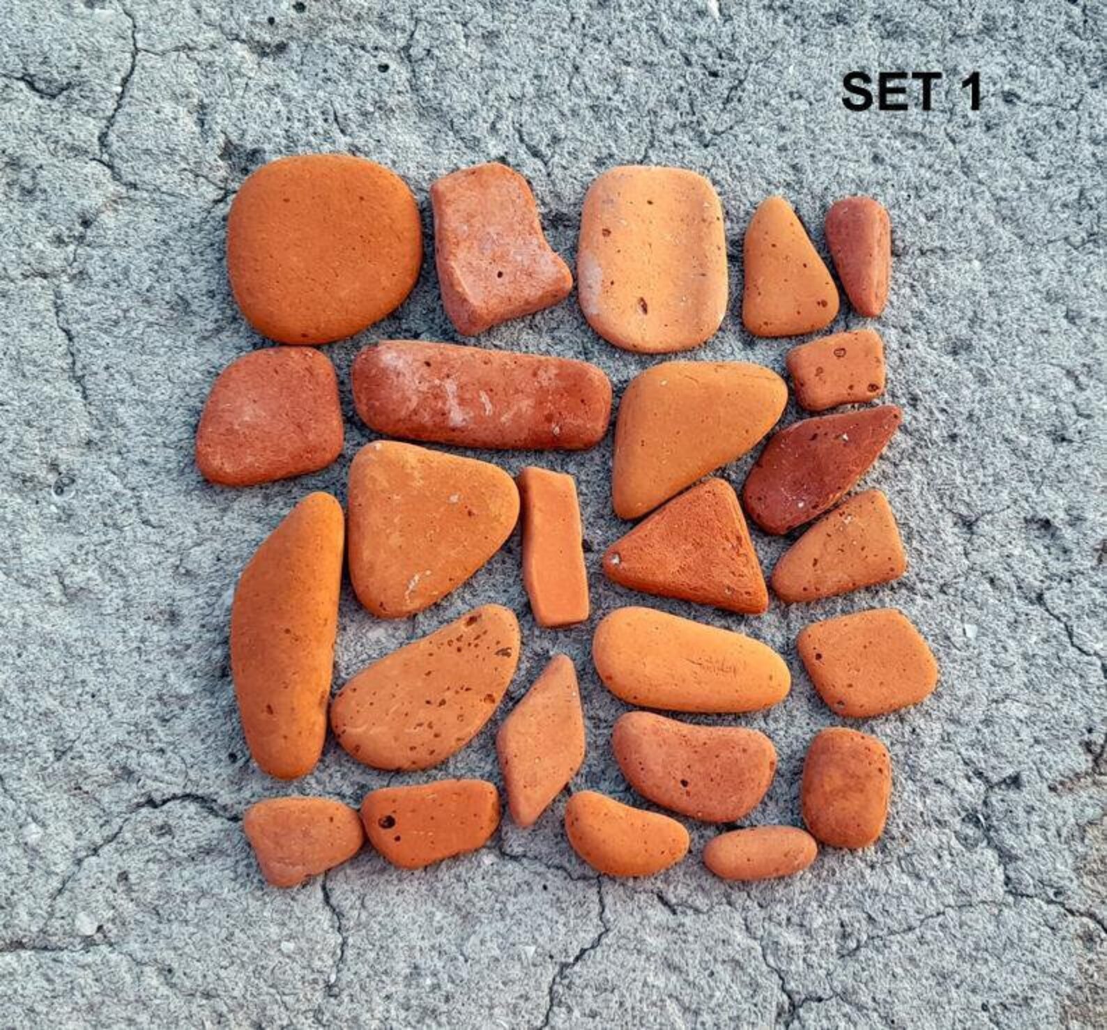 Genuine Adriatic Sea Terracotta Bulk, Croatian Beachcombing Gift ...