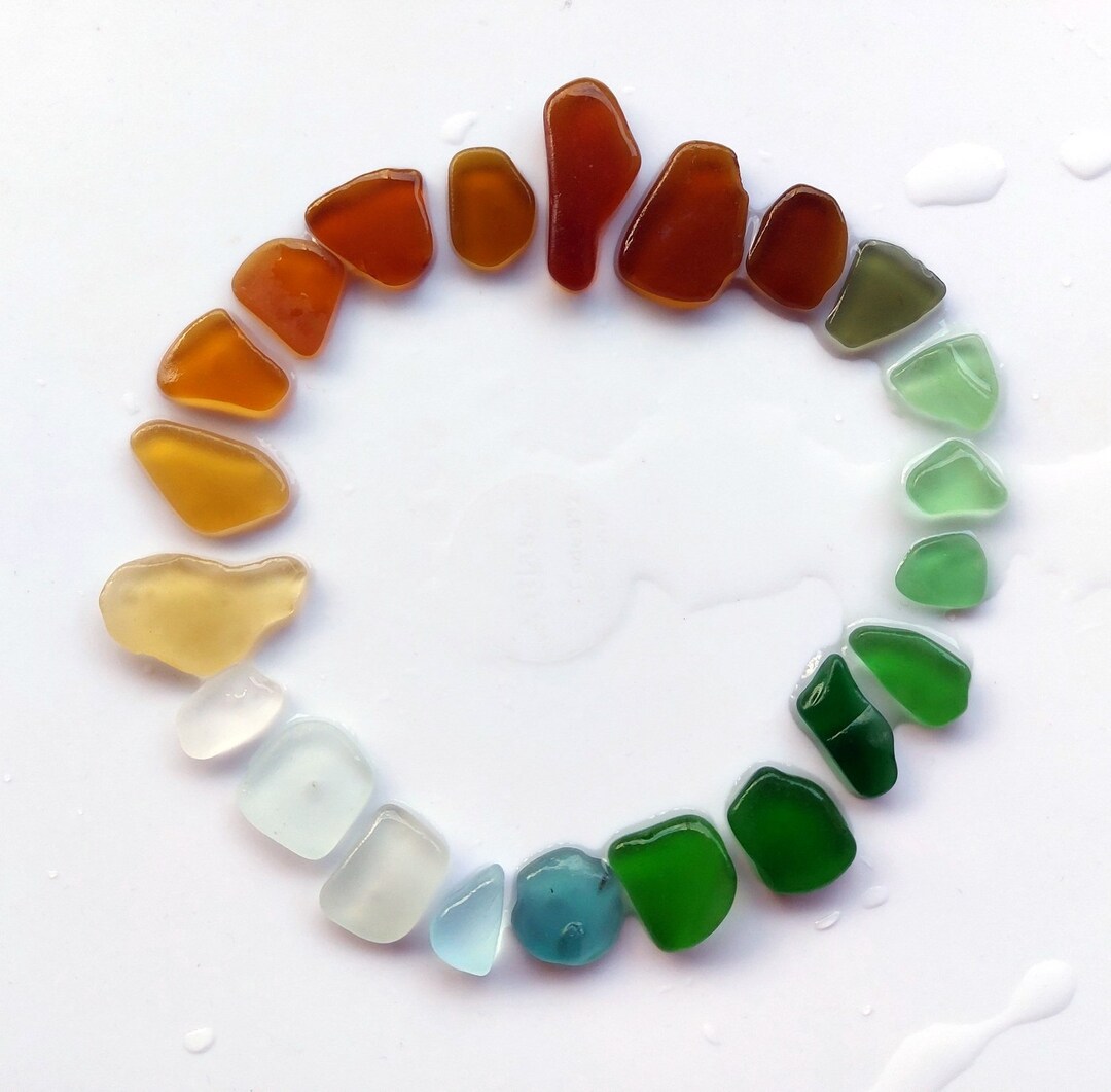 Genuine Adriatic Rainbow Sea Glass Craft the Perfect Multicolored ...