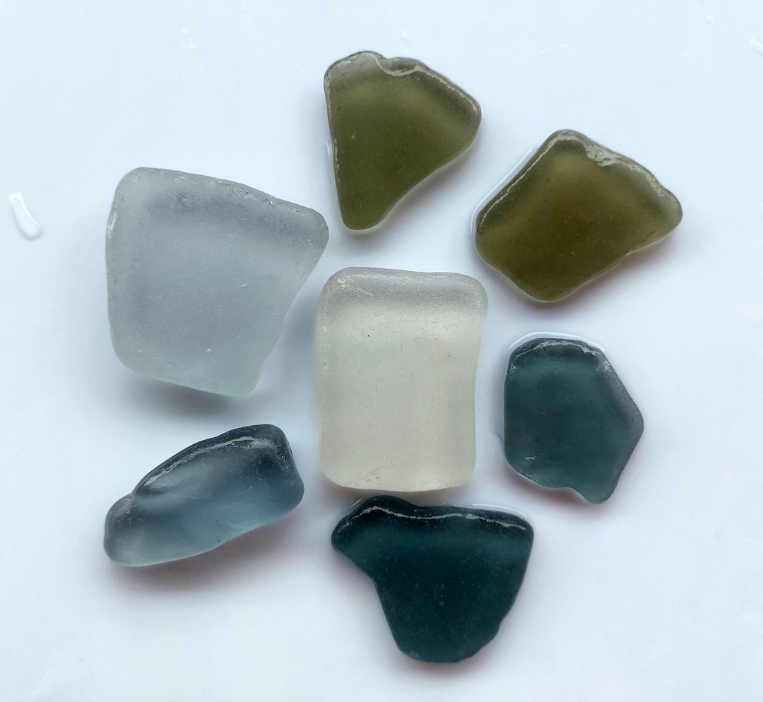 Crafty Bottle Bottom Shards - Gray Sea Glass: Coastal Croatian Delights ...