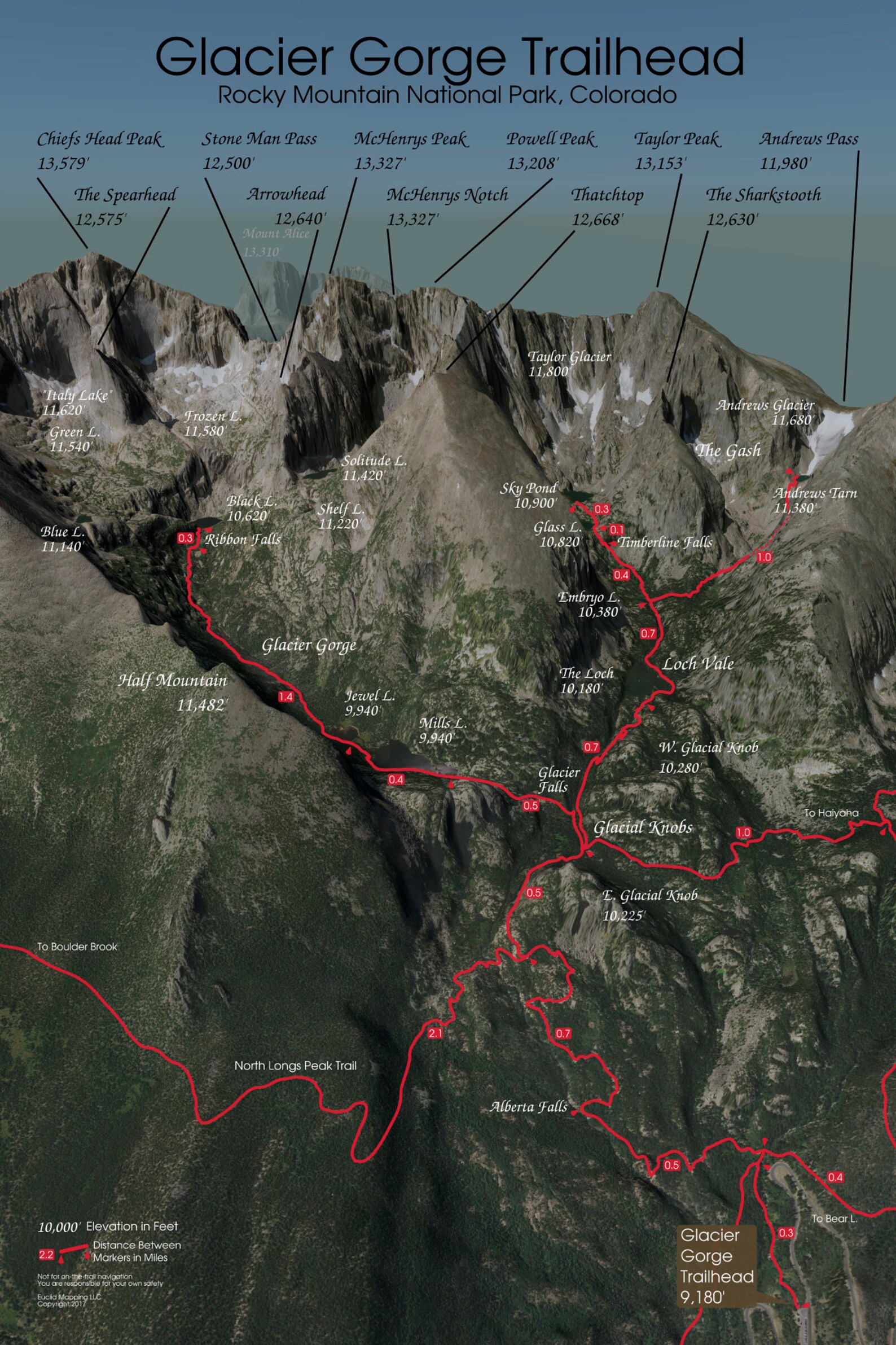 Glacier Gorge Trailhead: Rocky Mountain National Park Print | Etsy