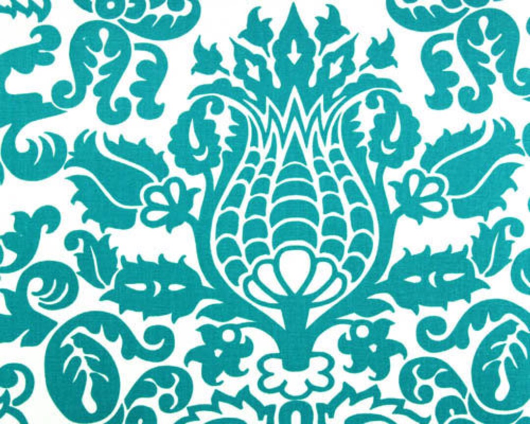 Premier Prints Fabric | Premier Prints Amsterdam True Turquoise | Teal ...