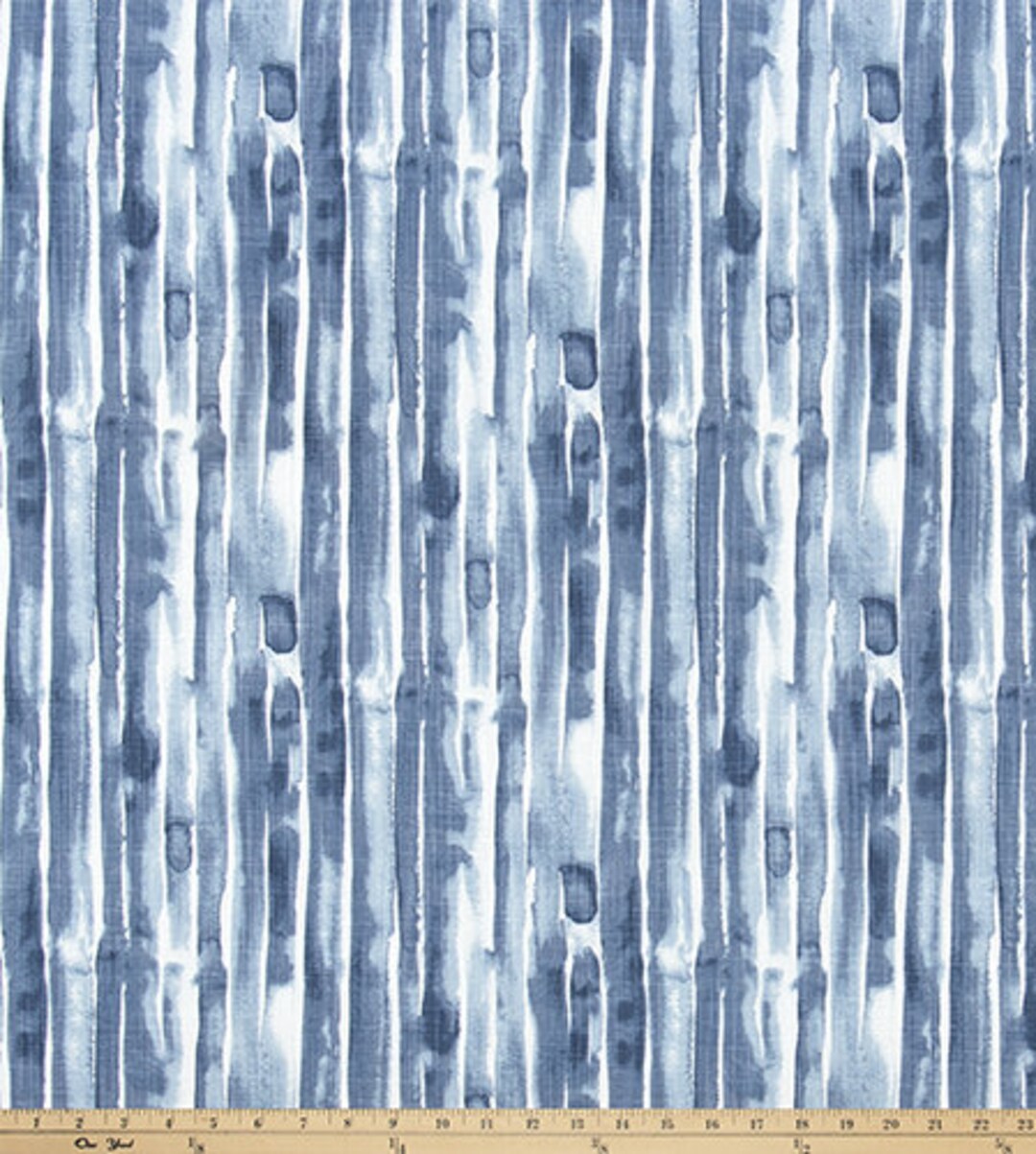 Premier Prints Fabric, Angela Harris - Amelie Indigo Luxe Canvas ...