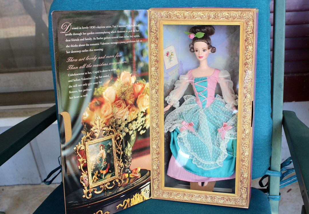 Mattel/hallmark Special Edition Fair Valentine Barbie - Etsy