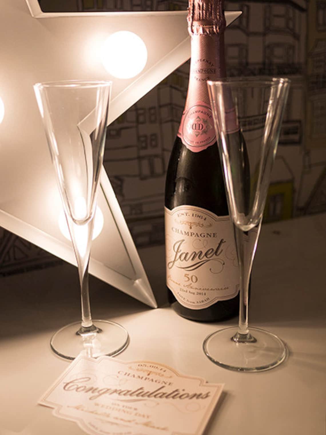 Custom Champagne Labels - Etsy