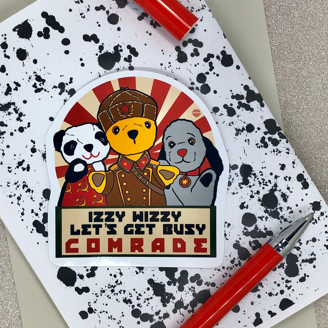 Sooty and Sweep Vinyl Sticker, Kids TV, Comrades, Laptop Stickers, Die ...