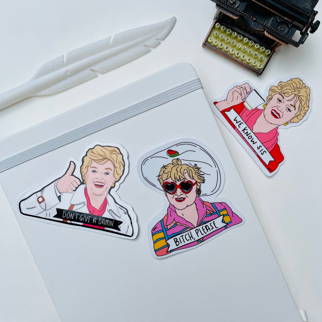 Jessica Fletcher Stickers, Angela Lansbury, Tv Show Stickers, Book ...