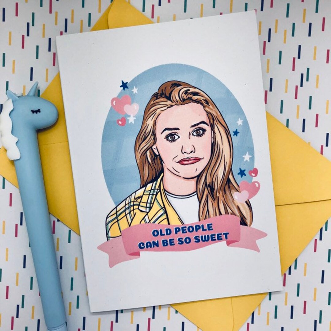 Cher Horowitz Clueless Birthday Card - Etsy UK