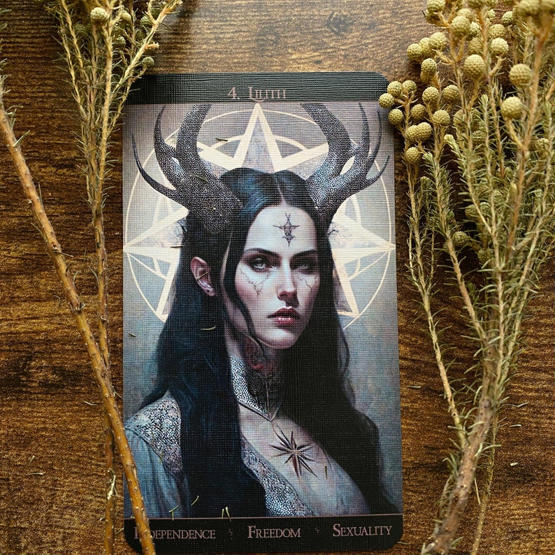 Lilith & the Machine Oracle Deck 50 Cards Fully - Etsy