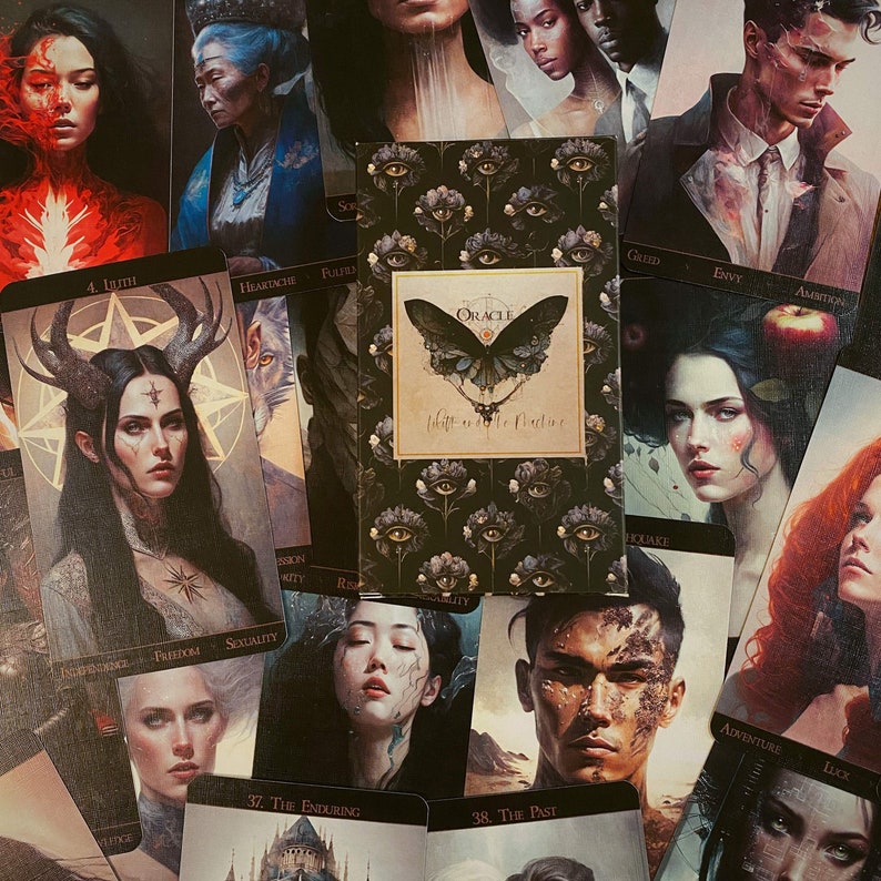 Lilith & the Machine Oracle Deck 50 Cards Fully - Etsy