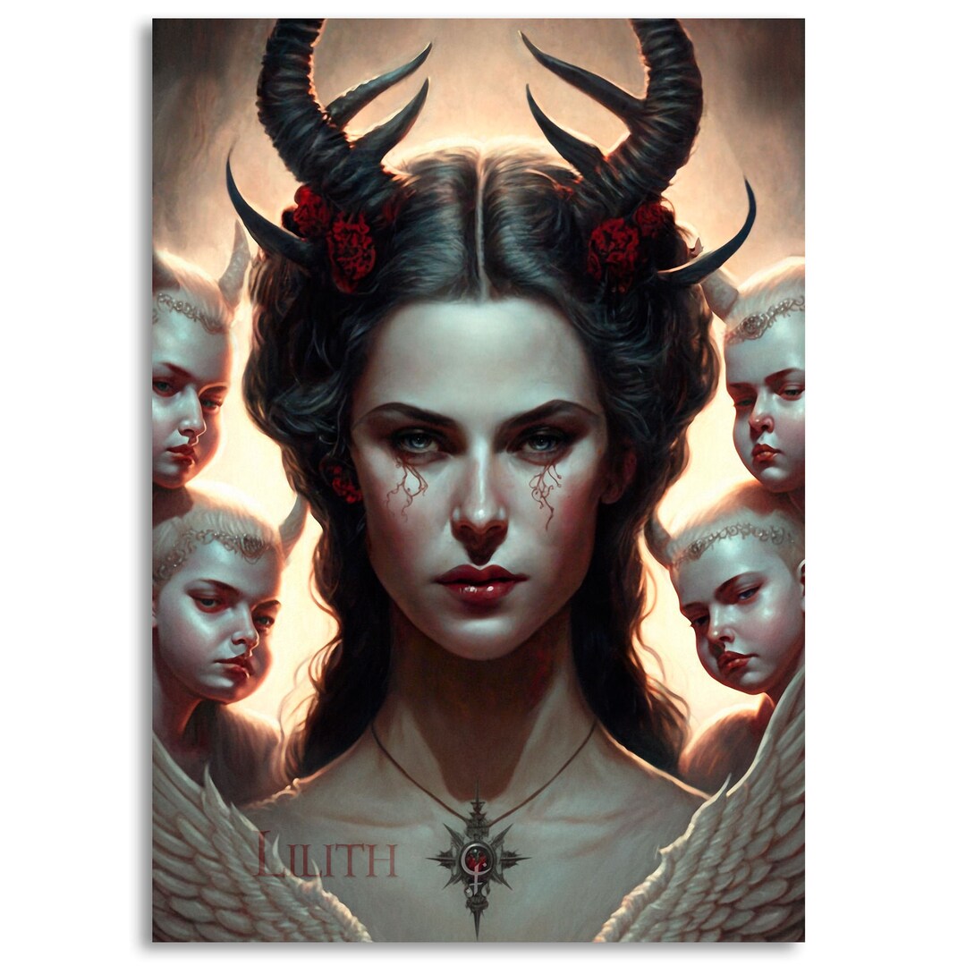 Goddess and Mythology Print Lilith - Etsy