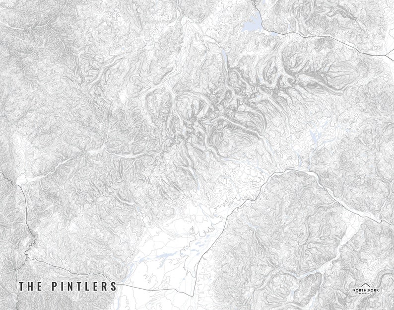 The Pintlers Map - Pintlers, Anaconda Range, Anaconda, Sula, Anaconda ...