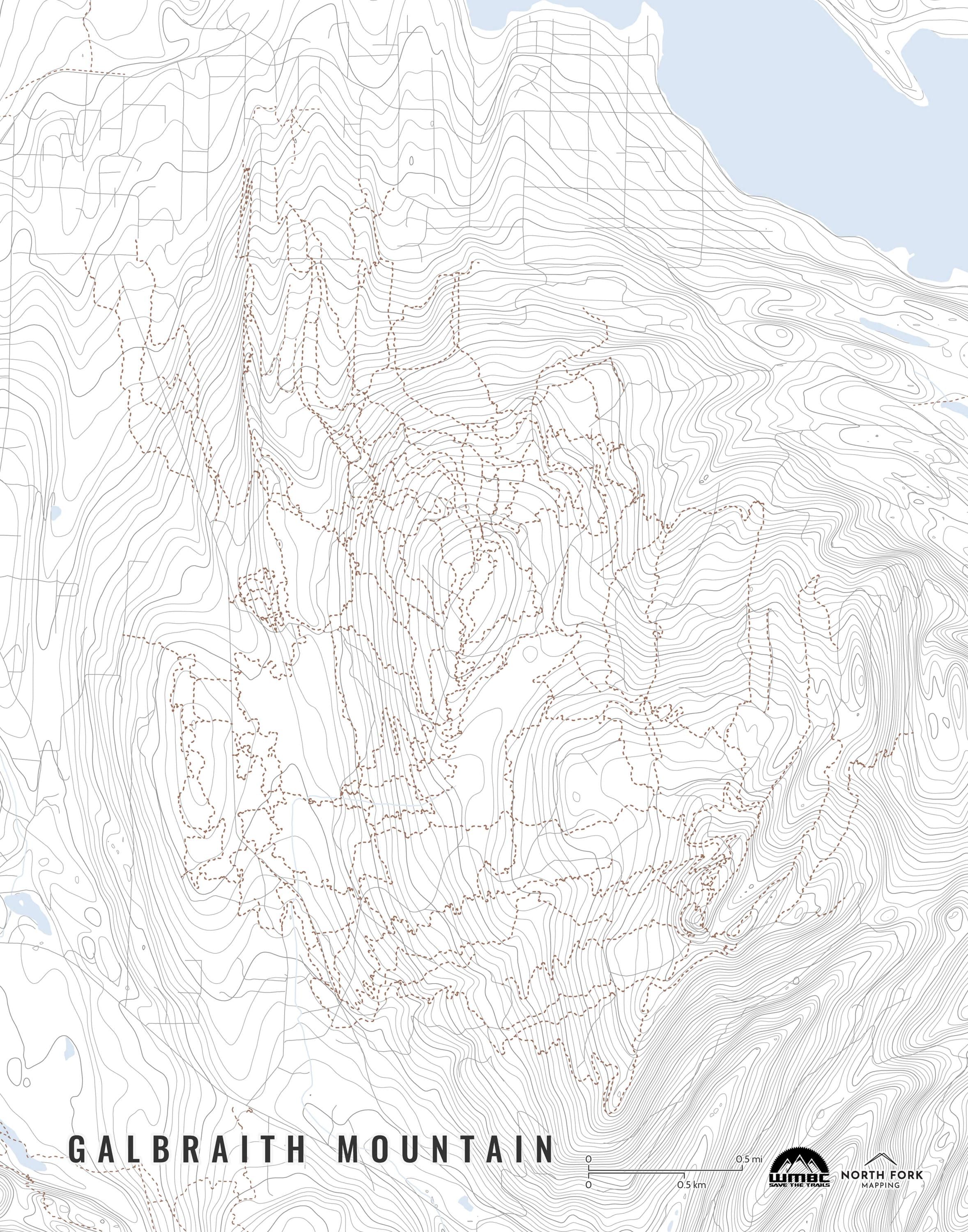 Galbraith Mountain, Galbraith Mountain Biking, Mountain Biking Map ...