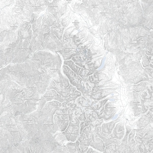 Sawtooths Map - the Sawtooths, Sawtooth Mountains, Idaho Mountain Map ...