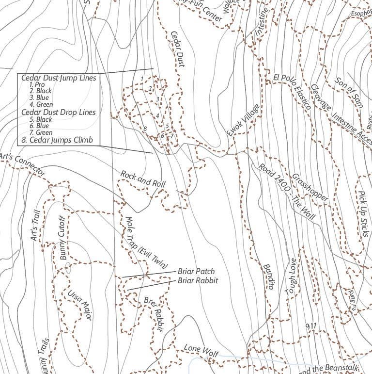 Galbraith Mountain, Galbraith Mountain Biking, Mountain Biking Map ...