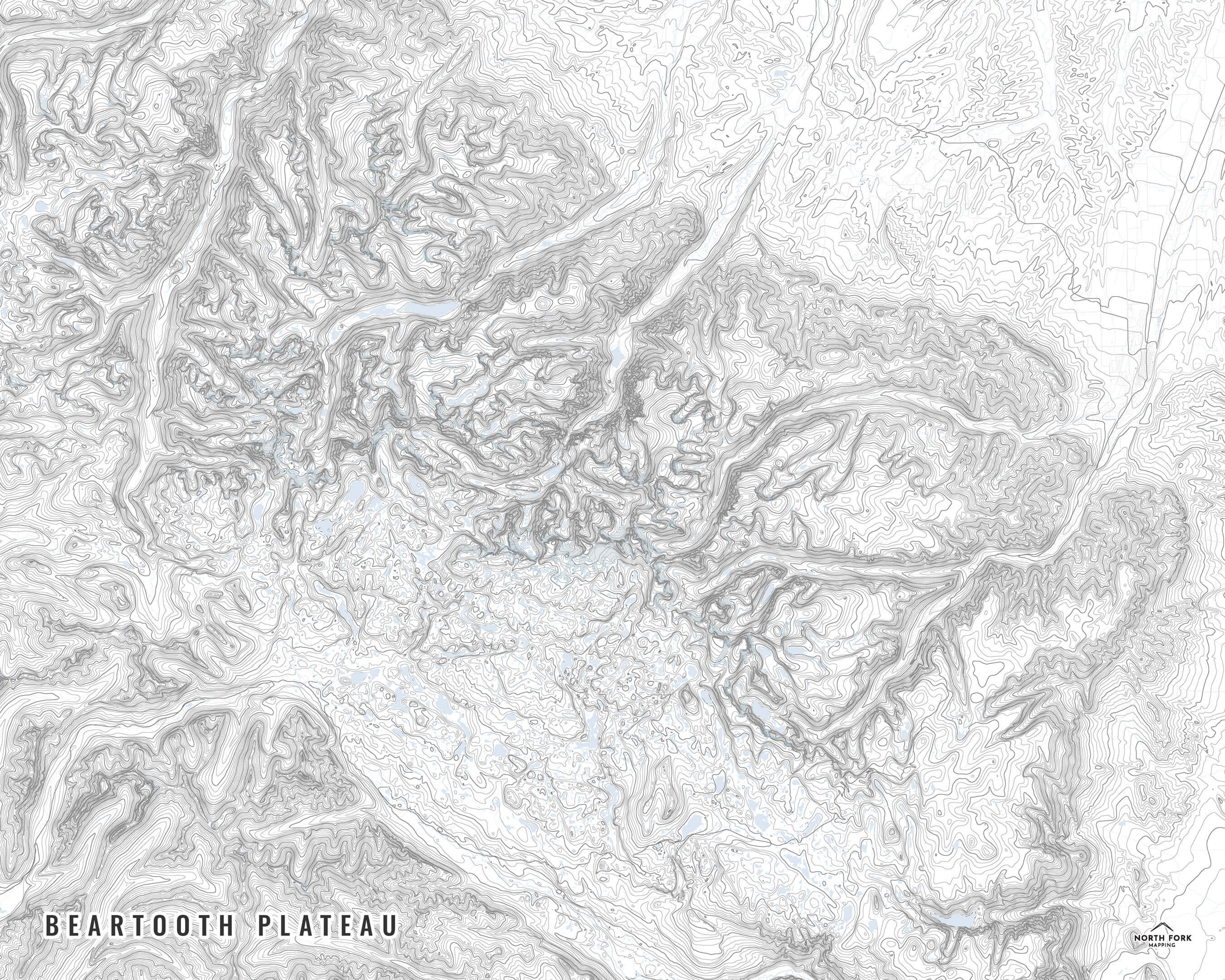 Beartooth Plateau Map, Beartooth Map, the Beartooths, Beartooth Wall ...