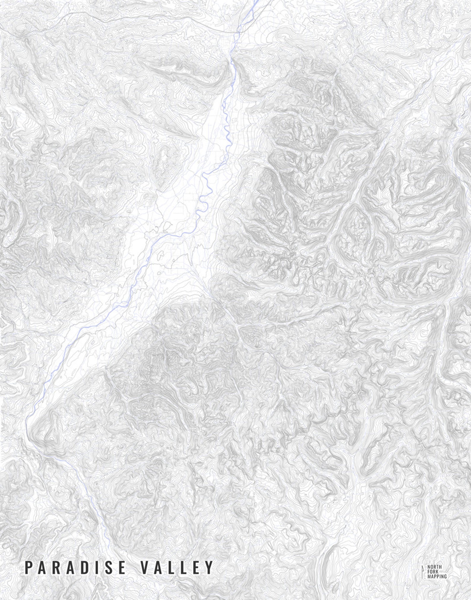 Paradise Valley Map, Map of Paradise Valley, Livingston Montana ...