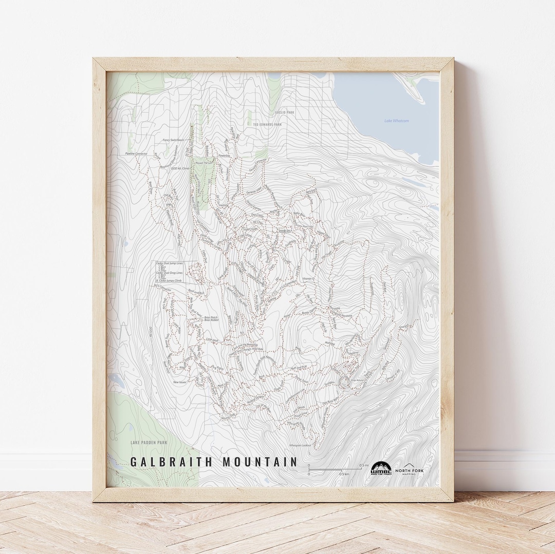 Galbraith Mountain, Galbraith Mountain Biking, Mountain Biking Map ...