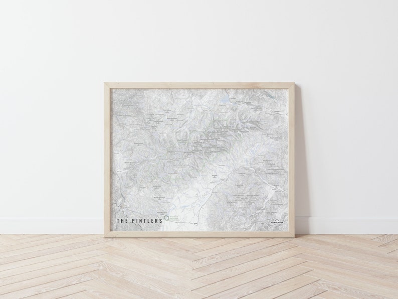 The Pintlers Map - Pintlers, Anaconda Range, Anaconda, Sula, Anaconda ...