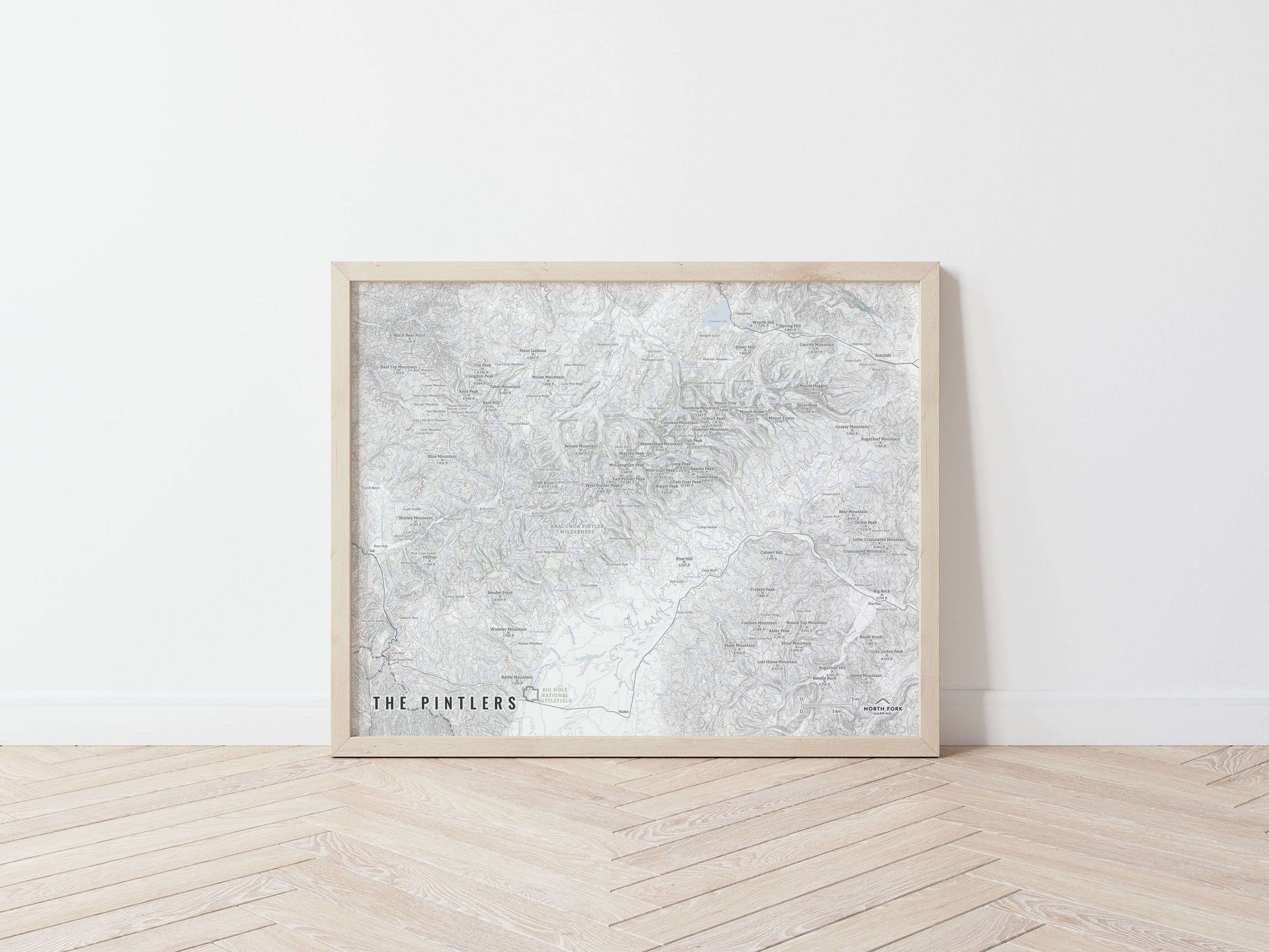 The Pintlers Map - Pintlers, Anaconda Range, Anaconda, Sula, Anaconda ...