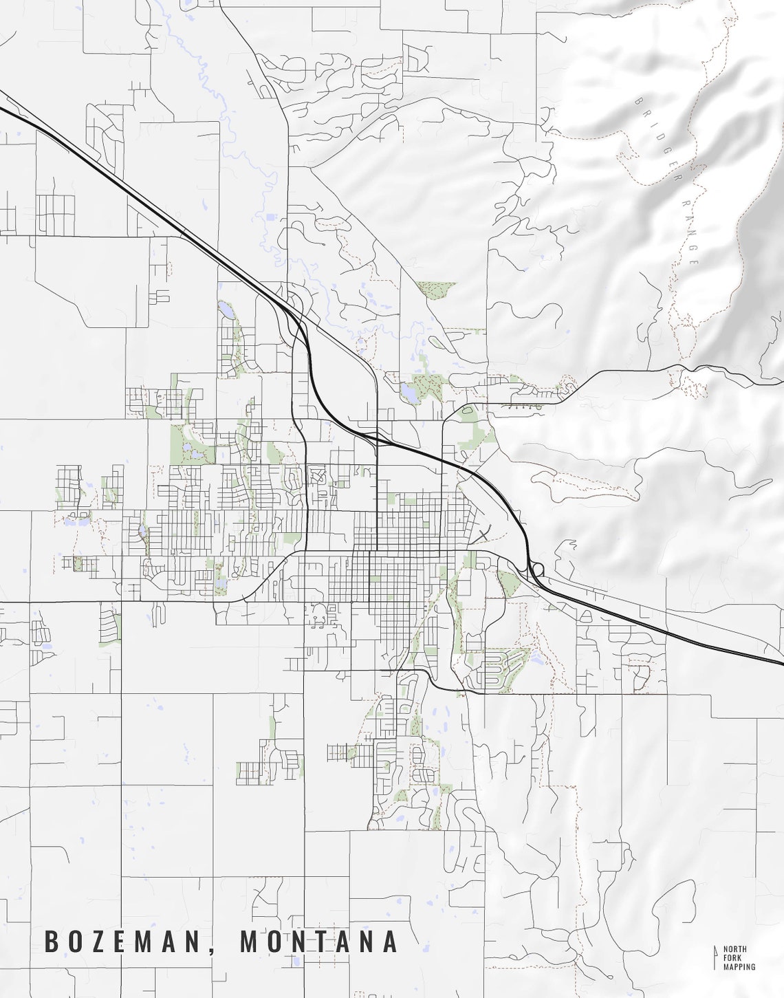 Bozeman Montana Map - Bozeman Map, Bozeman, Belgrade Montana, Manhattan ...
