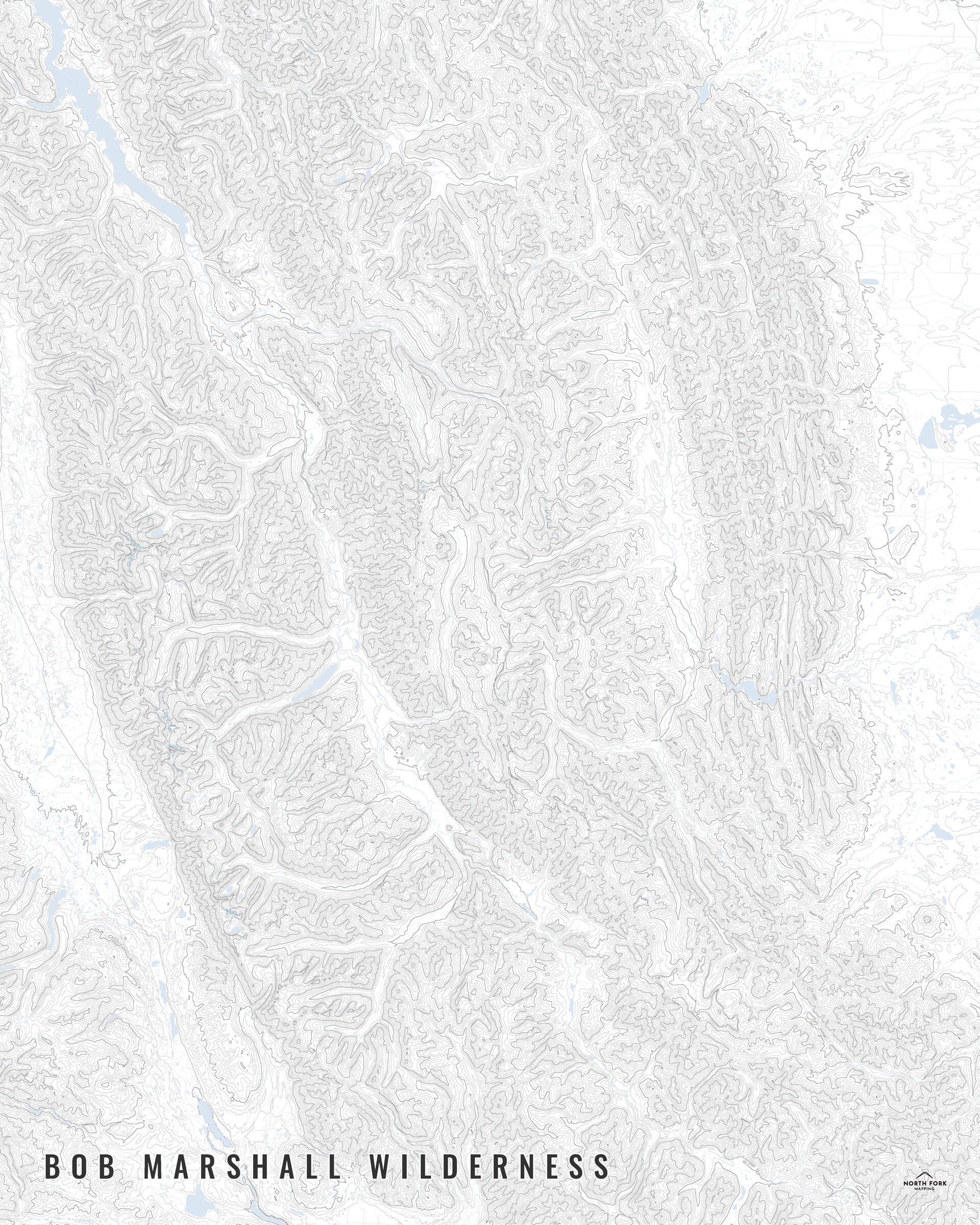Bob Marshall Wilderness Map, the Bob Marshall, the Bob, Bob Marshall ...