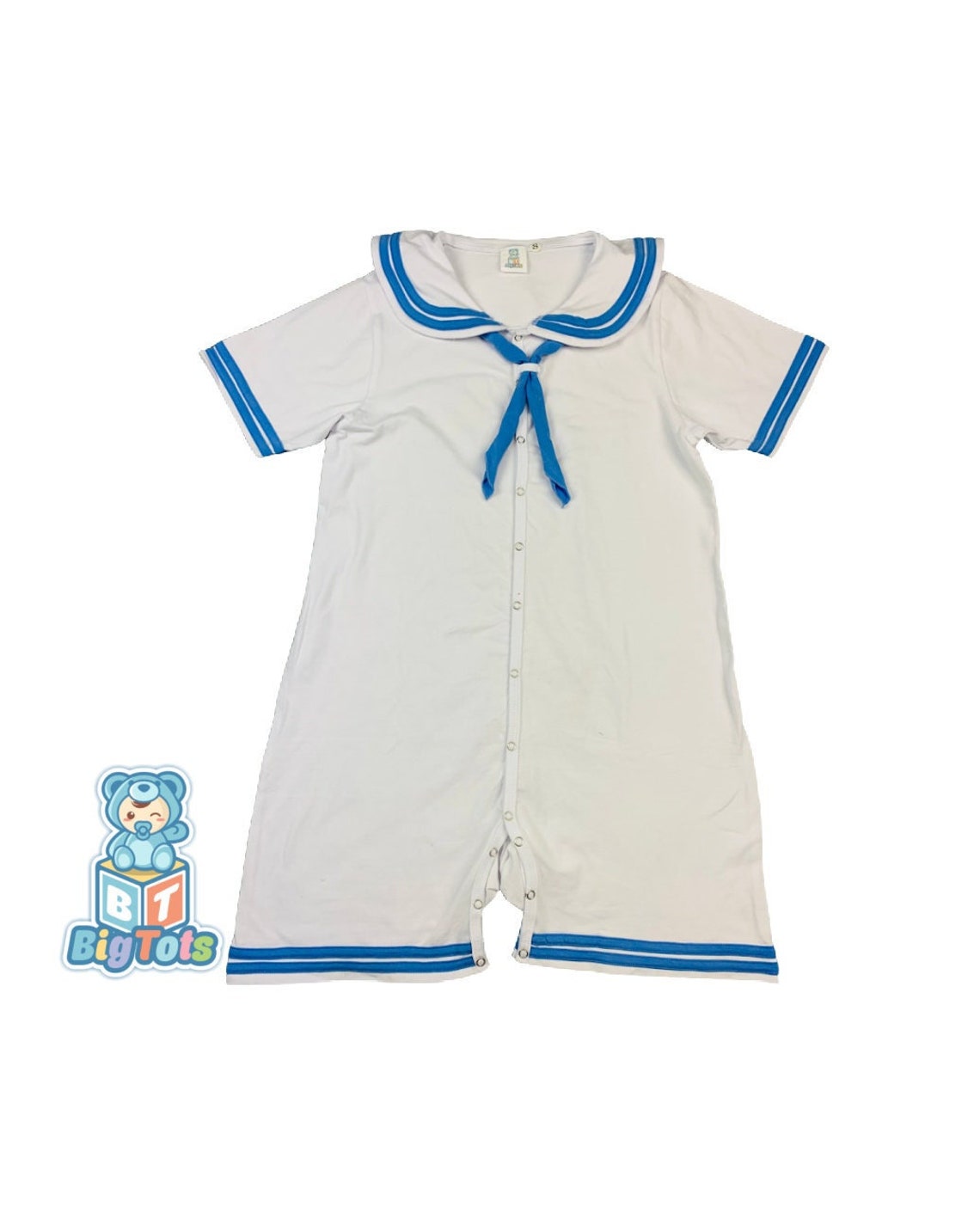 BIG TOTS ABDL Sailor Romper Snap Crotch Adult Baby - Etsy