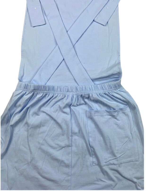 Adult Baby ABDL Baby Blue Print Shortalls - Etsy Australia