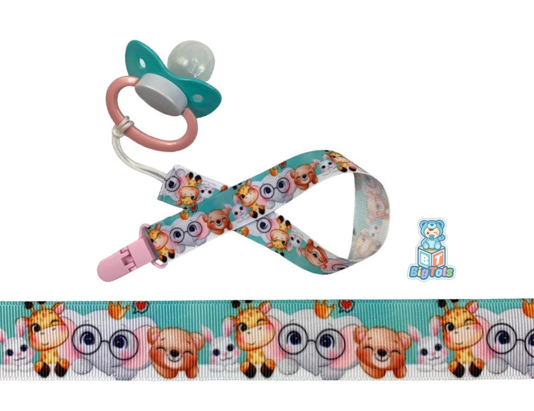 Adult Baby Jungle Animals Pacifier Clip ABDL - Etsy